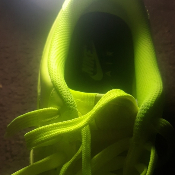Nike | Shoes | Nike Neon Air Force Ones | Poshmark